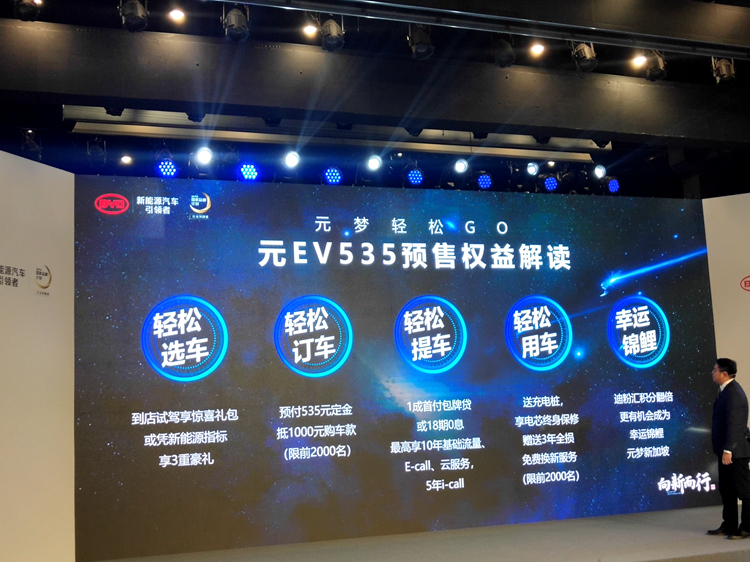 续航升级、内饰优化、电机增强，比亚迪元EV535预售价11万起-车神榜